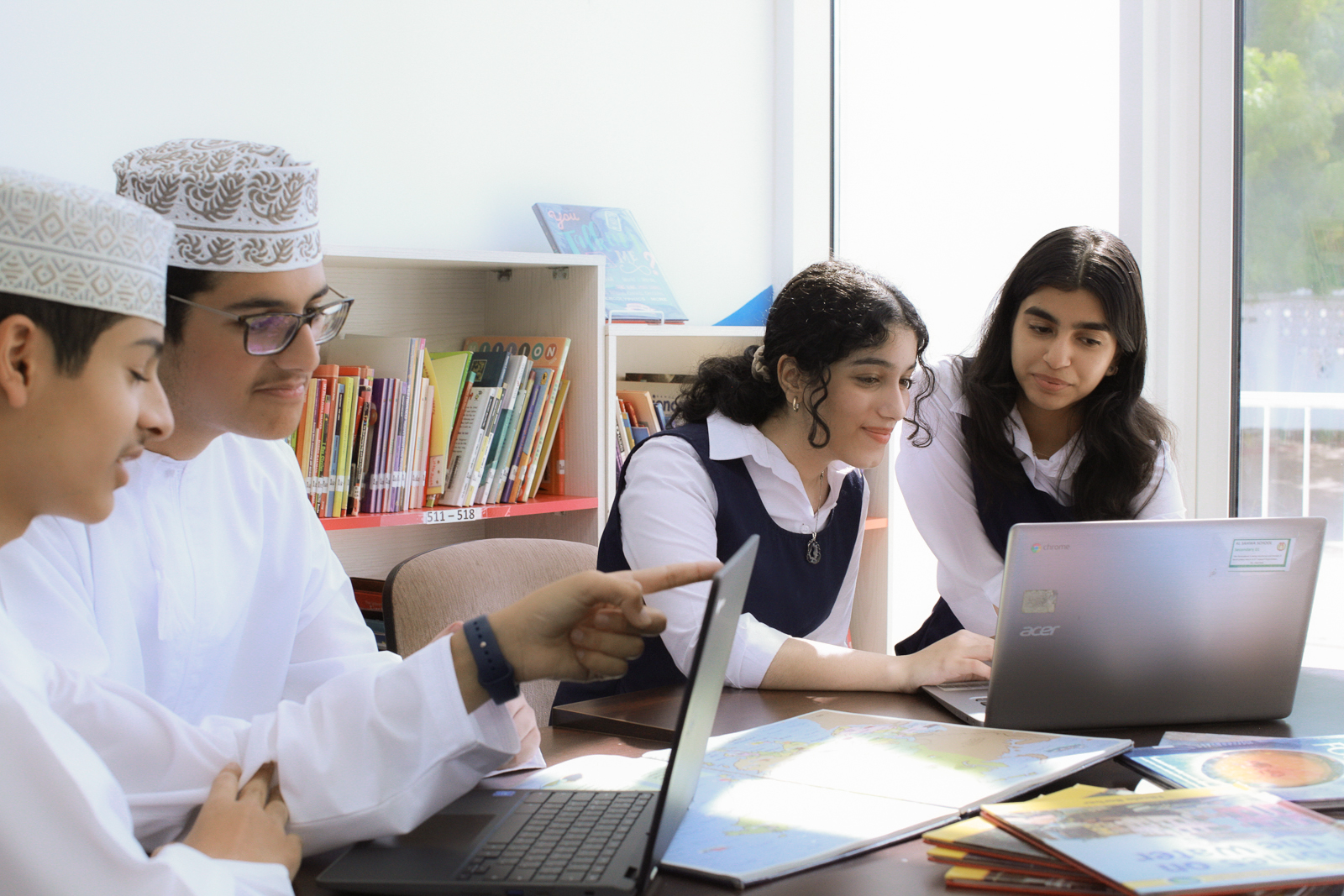 Library - Al Sahwa Schools – A Bilingual IB World School in Oman